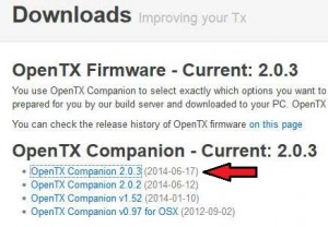 Installing OpenTX Comp. | OpenTX University